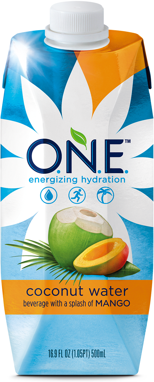 Download Coconut Water Beverage With A Splash Of Mango - Coconut Water ...