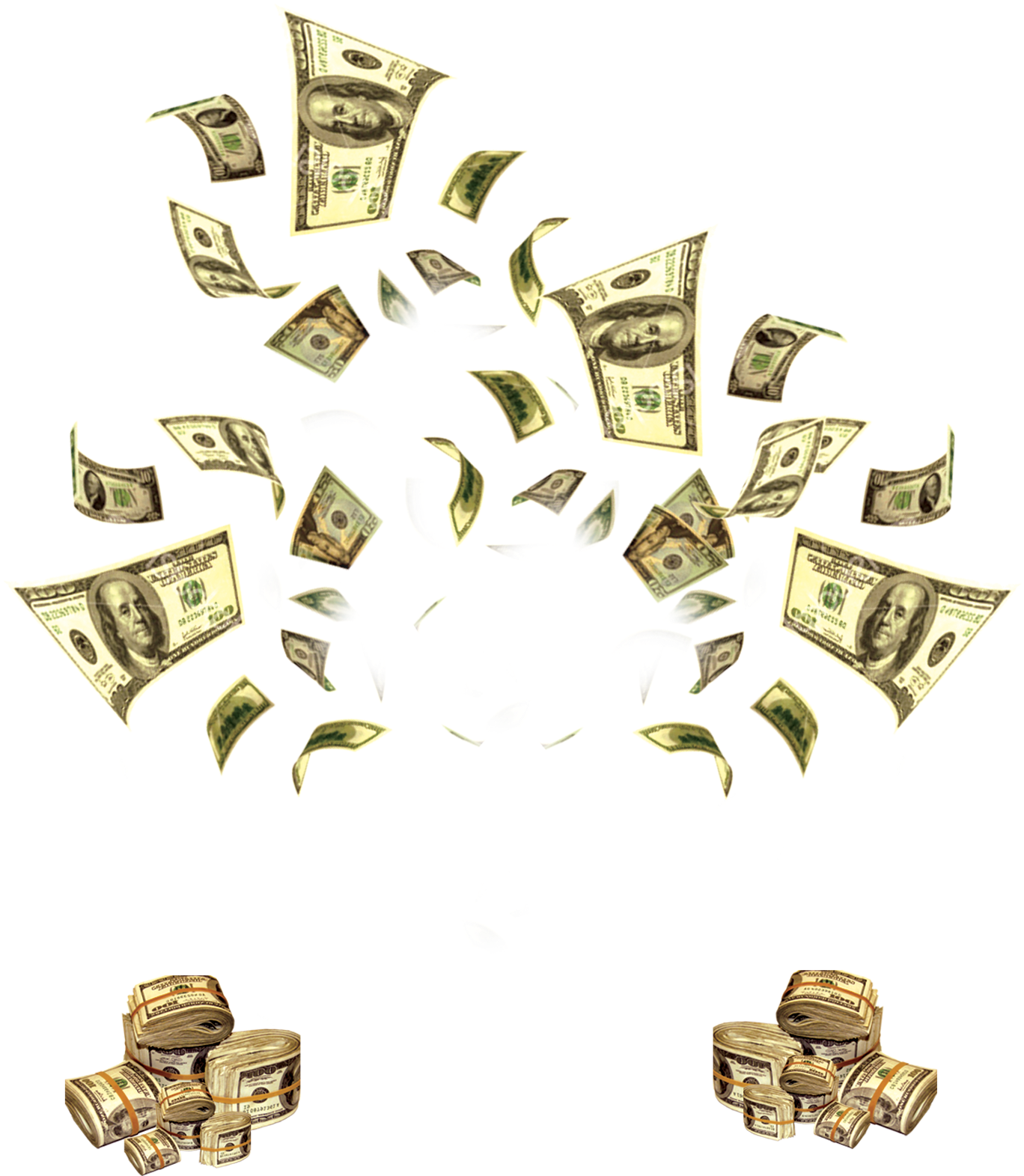 Download Money Flying Cash Clip Art - HD Transparent PNG - NicePNG.com