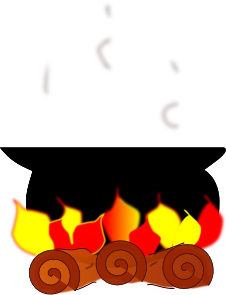 Kitchen Fire Clipart