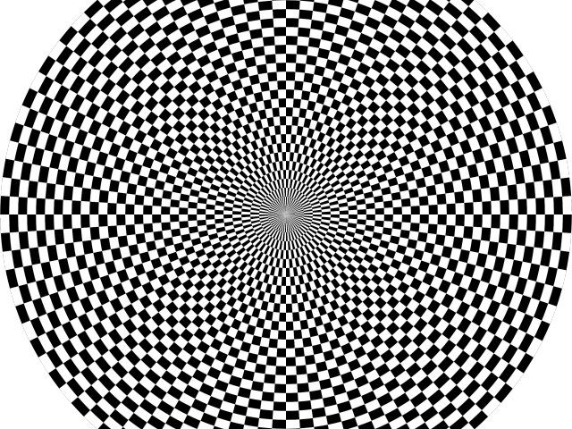 Download Checkerboard Clipart Checkered Pattern - Op Art Circle - HD ...