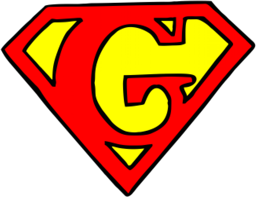 Download HD Superman Logo With Letter G - G Superman Transparent PNG ...