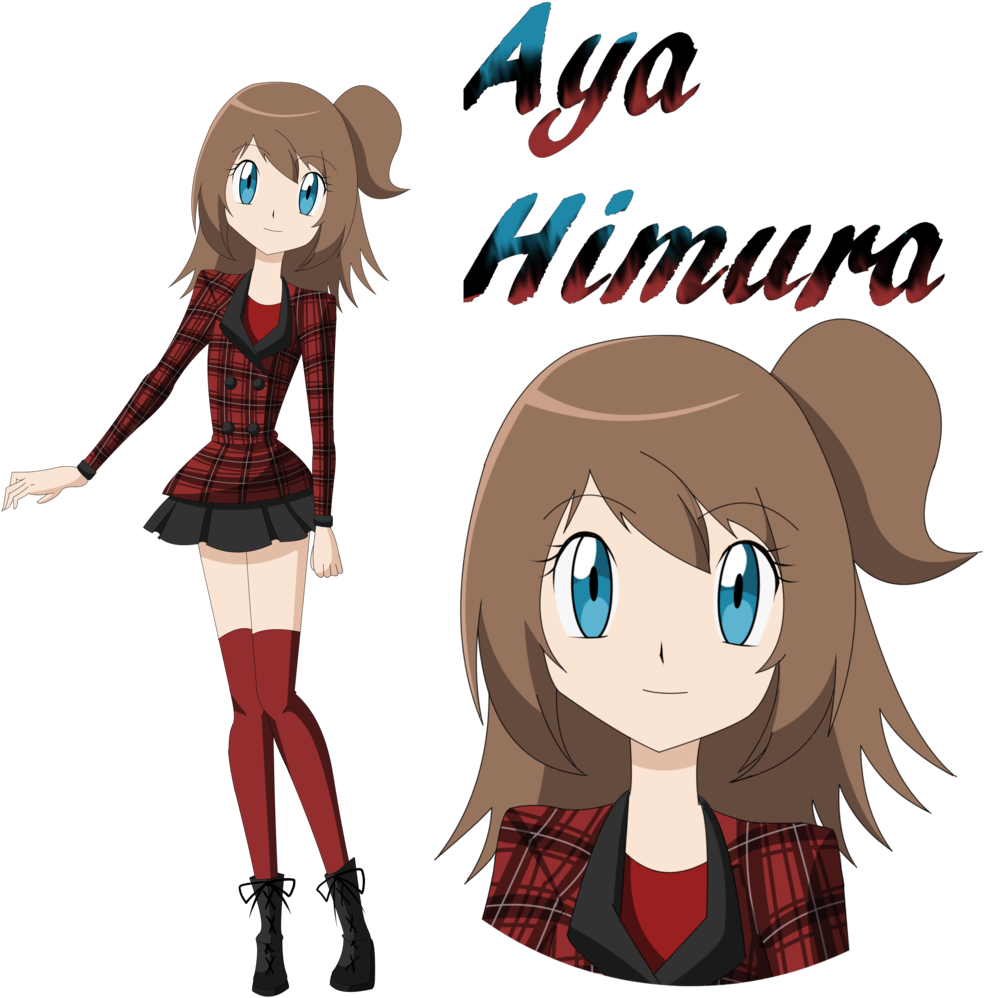 Download HD Pokemon Trainer Oc Aya - Cute Pokemon Trainer Female Oc ...
