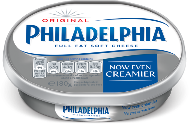 Download HD Philadelphia Original - Philadelphia Cheese Uk Transparent ...