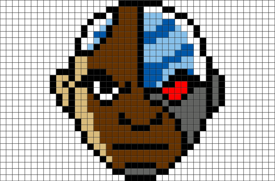 Download Pixel Art Teen Titans - HD Transparent PNG - NicePNG.com