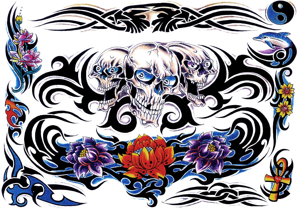 Download Color Tattoo Png Transparent Image - Tattoo - HD Transparent ...