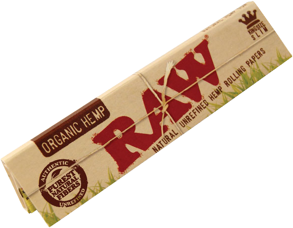 Download Raw Rolling Paper - Raw King Size Hemp Papers - HD Transparent ...