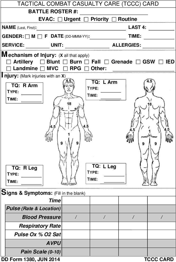 Download HD Get The Free Dd1380 Form Online - Tactical Combat Casualty ...
