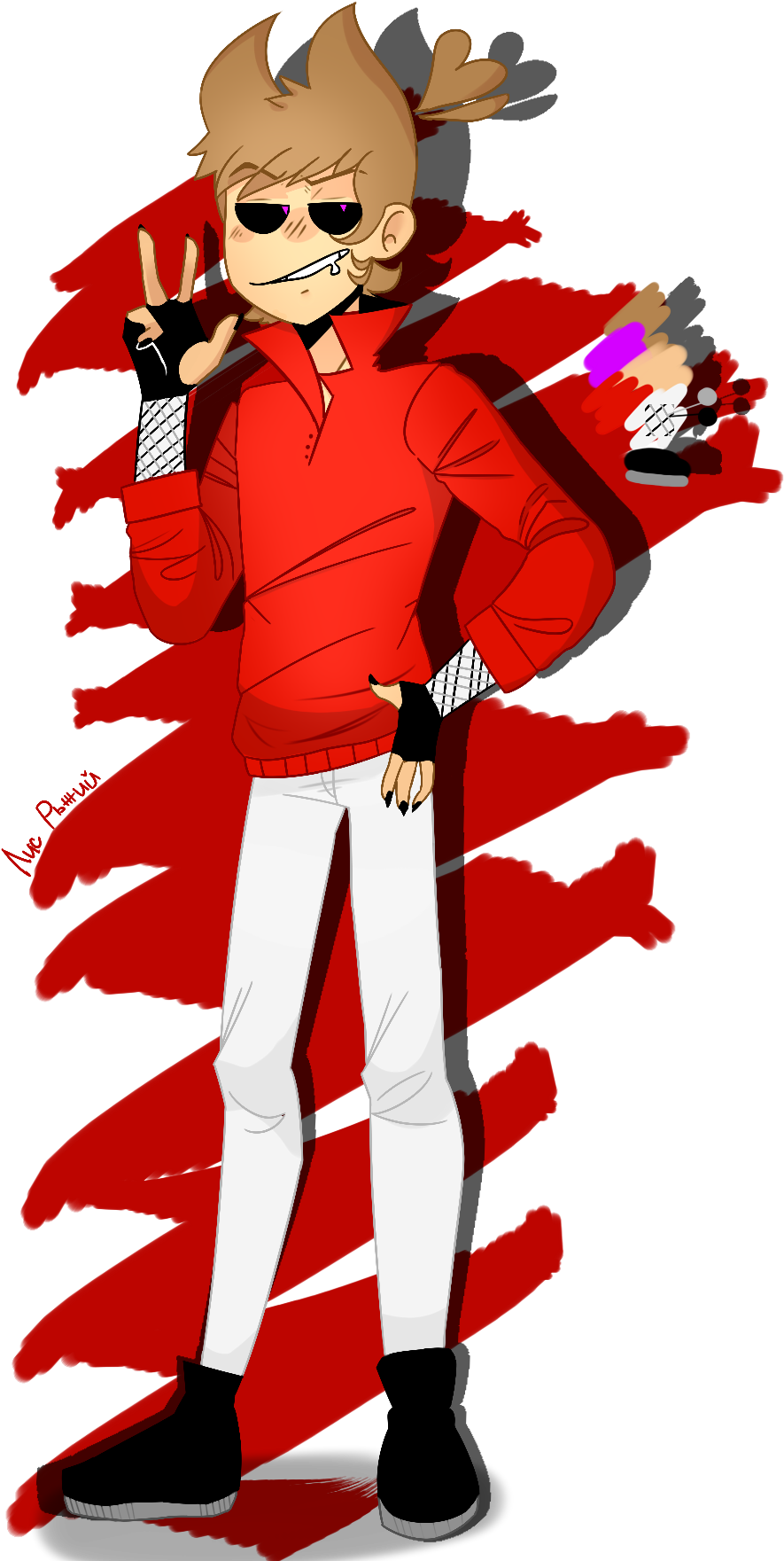 Download HD Yeah, Tord From My Au - Cartoon Transparent PNG Image ...