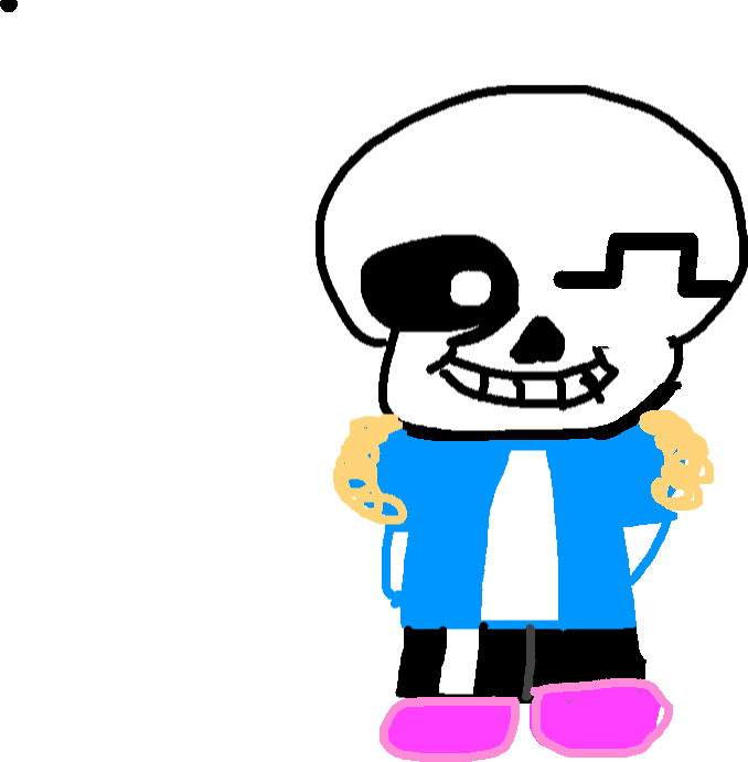 Download HD Sans - Winking - Cartoon Transparent PNG Image - NicePNG.com