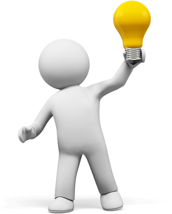 Download Idea Light Bulb - Cartoon - HD Transparent PNG - NicePNG.com