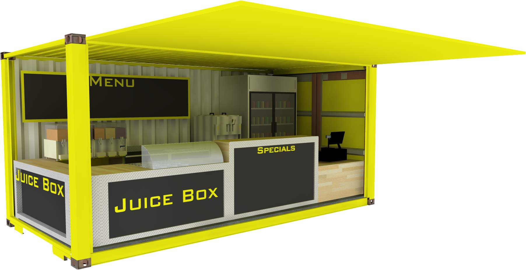 Download Juice Box™ - Shipping Container Juice Bar - HD Transparent PNG ...