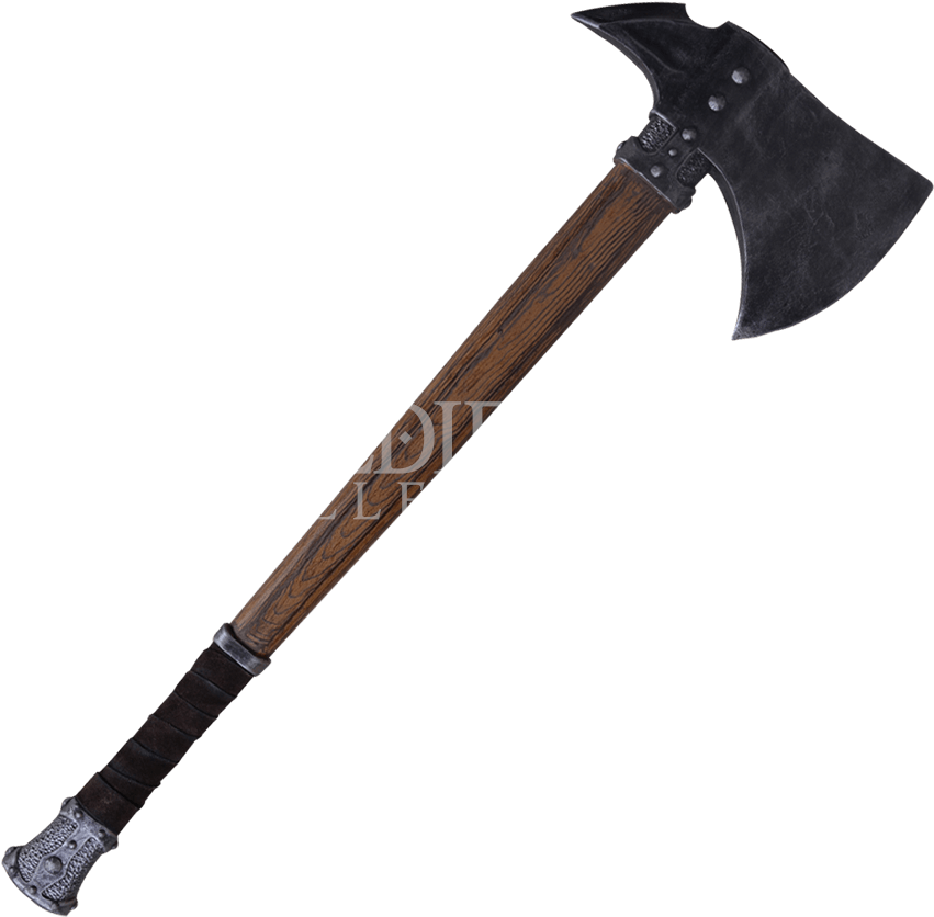 Download Battle Axe Medieval Axe Png - HD Transparent PNG - NicePNG.com