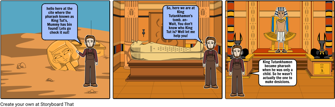 Download HD Egypt King Tut - Cartoon Transparent PNG Image - NicePNG.com