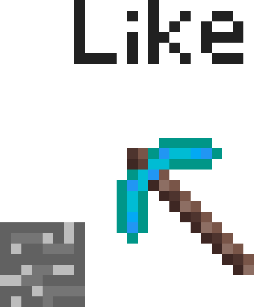 Pickaxe - Minecraft Pickaxe Transparent Background PNG image free ...