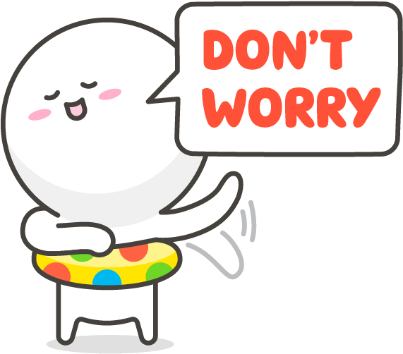 Download Don't Worry - Cartoon - HD Transparent PNG - NicePNG.com