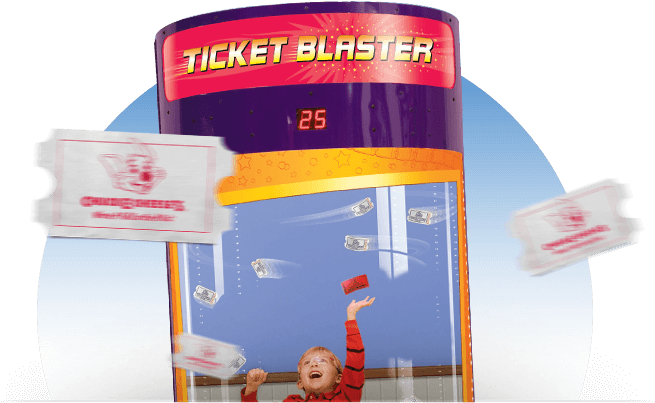 Download 1 - Chuck E Cheese Ticket Blaster - HD Transparent PNG ...