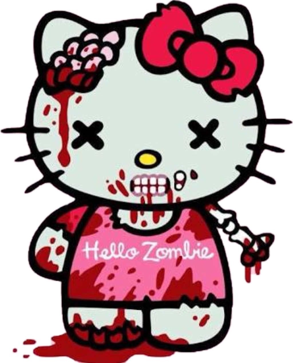 Download Zombie Clipart Hello Kitty - Hello Kitty Zombie Png - HD ...