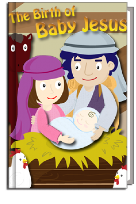Download The Birth Of Baby Jesus - Cartoon - HD Transparent PNG ...
