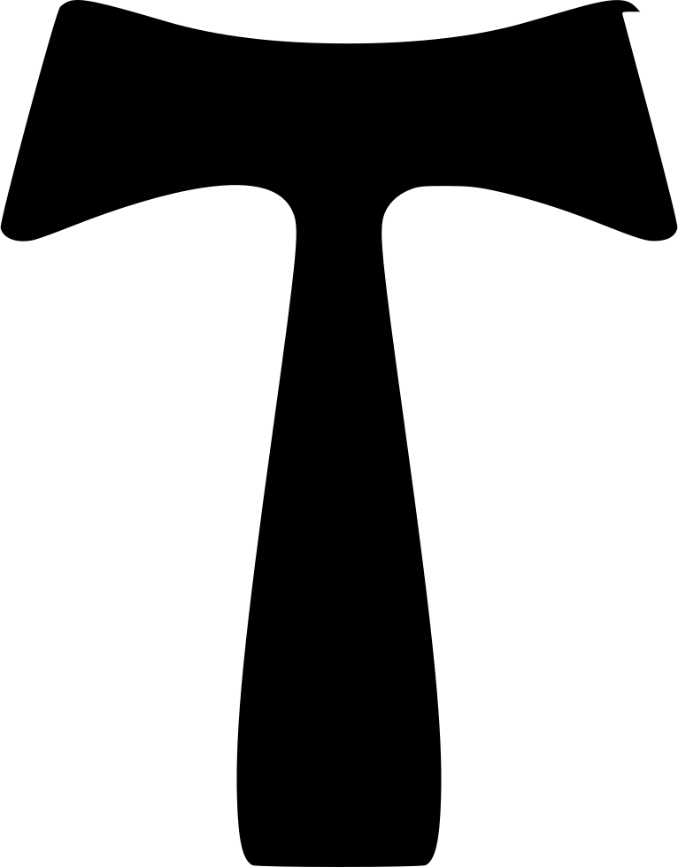 Download HD Png File Svg - La Cruz Tau Transparent PNG Image - NicePNG.com