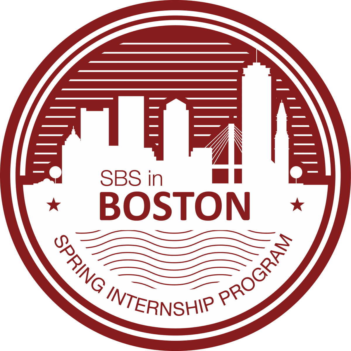 Download Umass Sbs In Boston - Skyline Badge Vector - HD Transparent ...