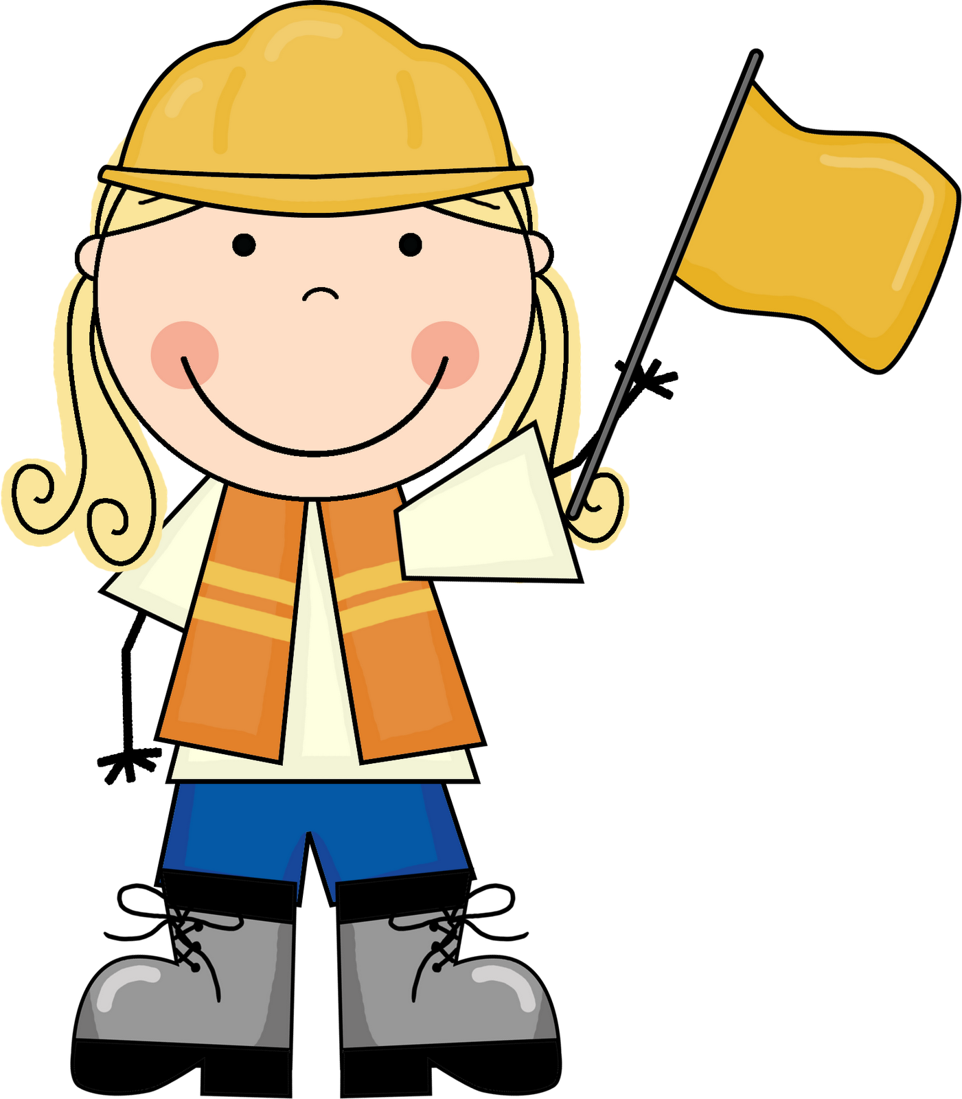 Download HD Kid Construction Worker Clipart - Construction Worker ...