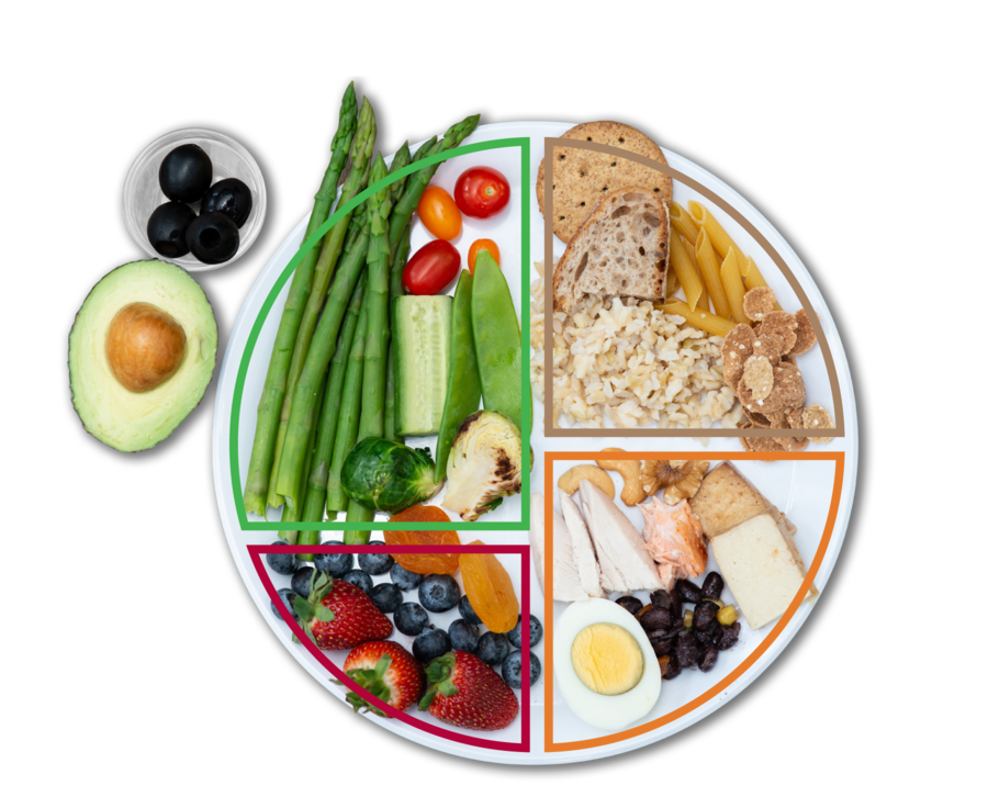 Download Healthy Eating Plate V3 - Healthy Diet - HD Transparent PNG ...