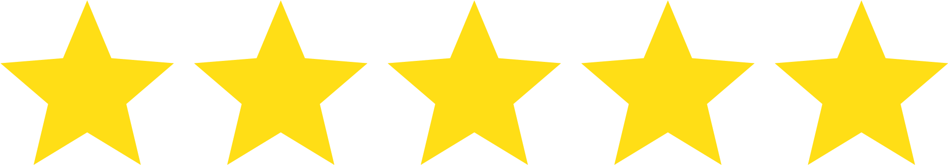 Download Five Yellow Stars - 5 Stars Black Background - HD Transparent ...