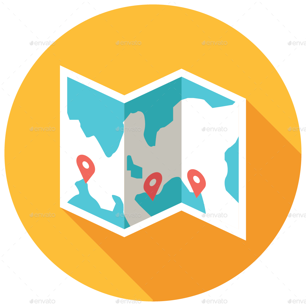Download Map Icon - Flat Map Icon Png - HD Transparent PNG - NicePNG.com