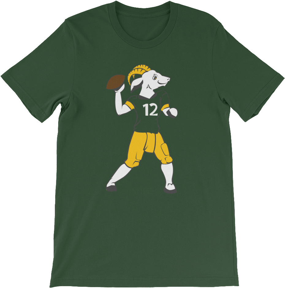 Download HD Aaron Rodgers Goat T-shirt - Shirt Transparent PNG Image ...