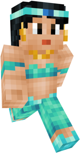 Download Princess Jasmine - Disney Character Minecraft Skins - HD ...