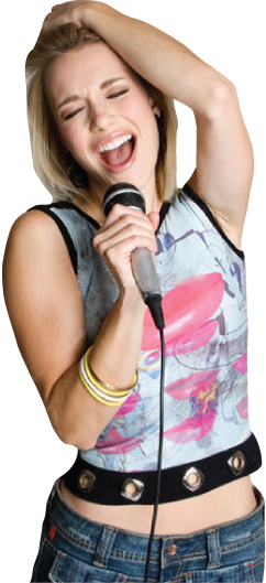 Download Singer - Singing Karaoke Png - HD Transparent PNG - NicePNG.com