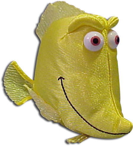 Download Finding Nemo Bubbles Stuffed Toy - Bubbles The Yellow Fish ...