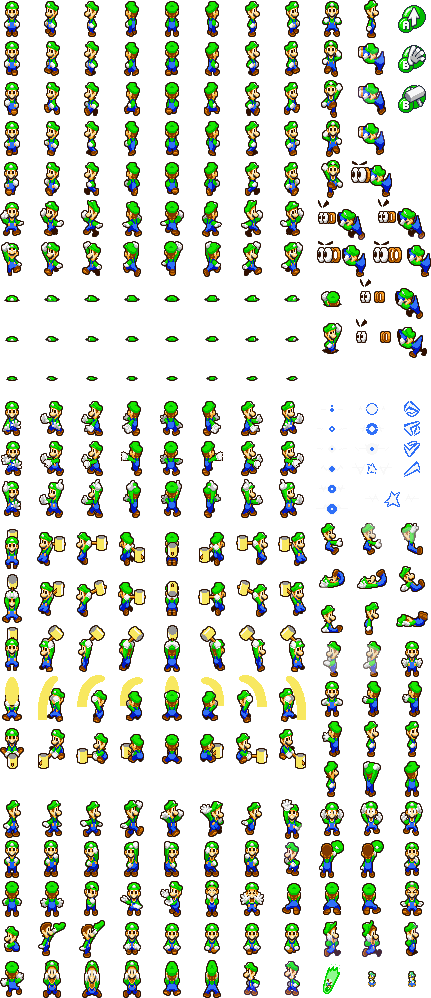 Super Star Mario Sprites