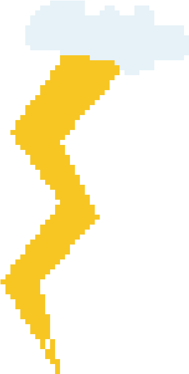 Download Lightning Pixels - Art - HD Transparent PNG - NicePNG.com