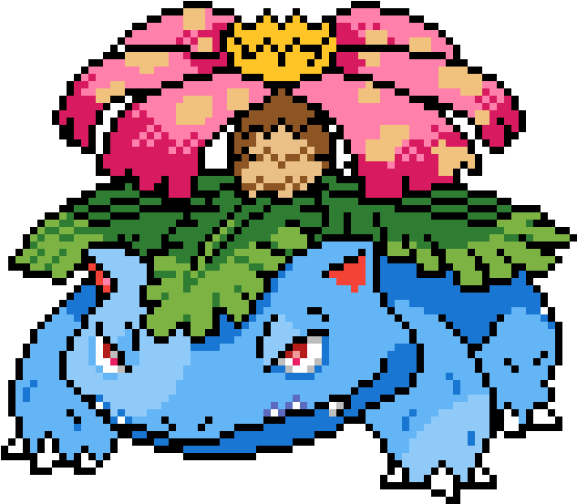 Download Venusaur - Pixel Art Pokemon - HD Transparent PNG - NicePNG.com