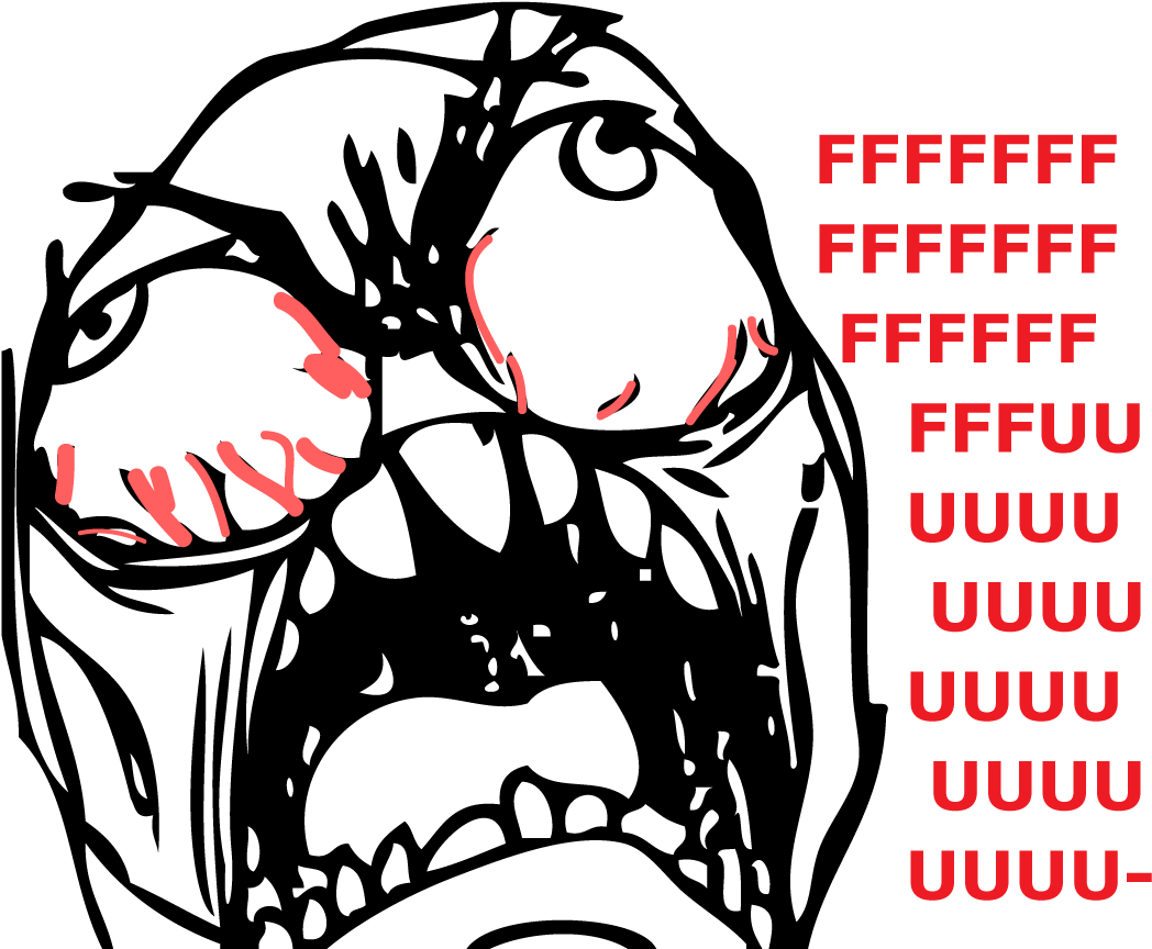 Download Face Transparent Raging - Rage Troll Face - HD Transparent PNG ...