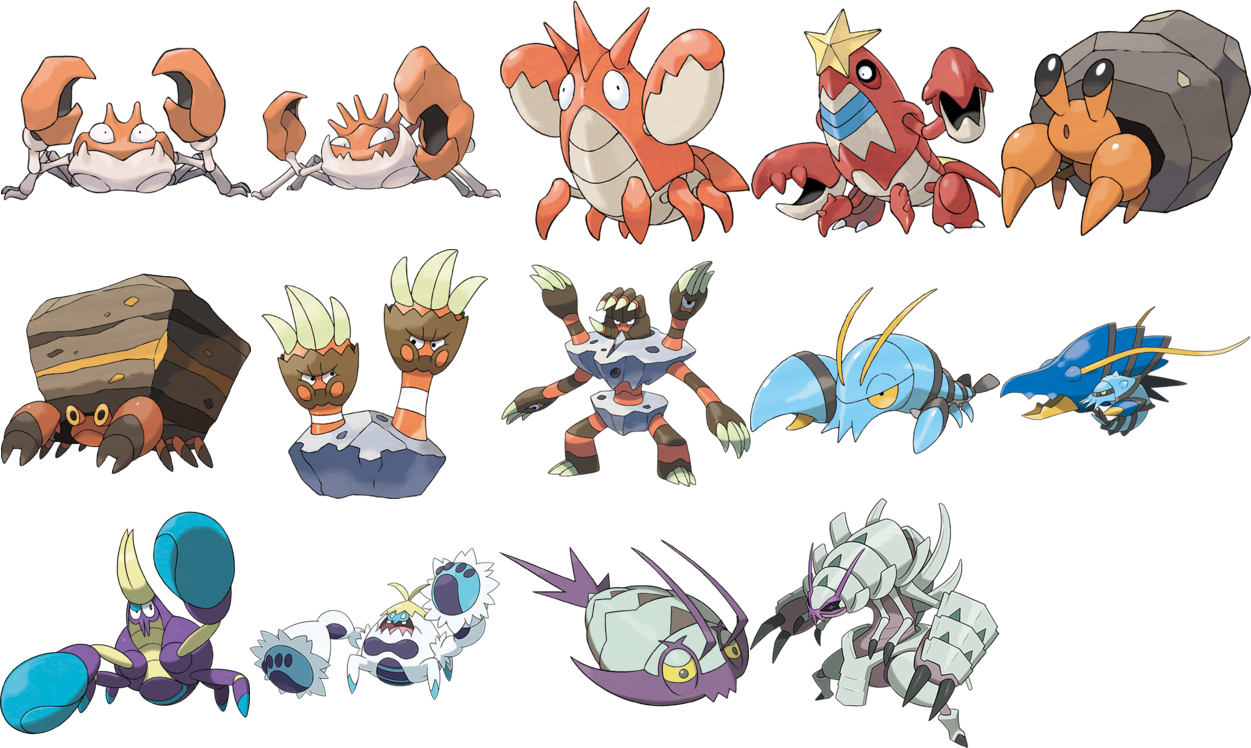 Download HD 735kib, 1251x748, Crabs - Pokemon Transparent PNG Image ...
