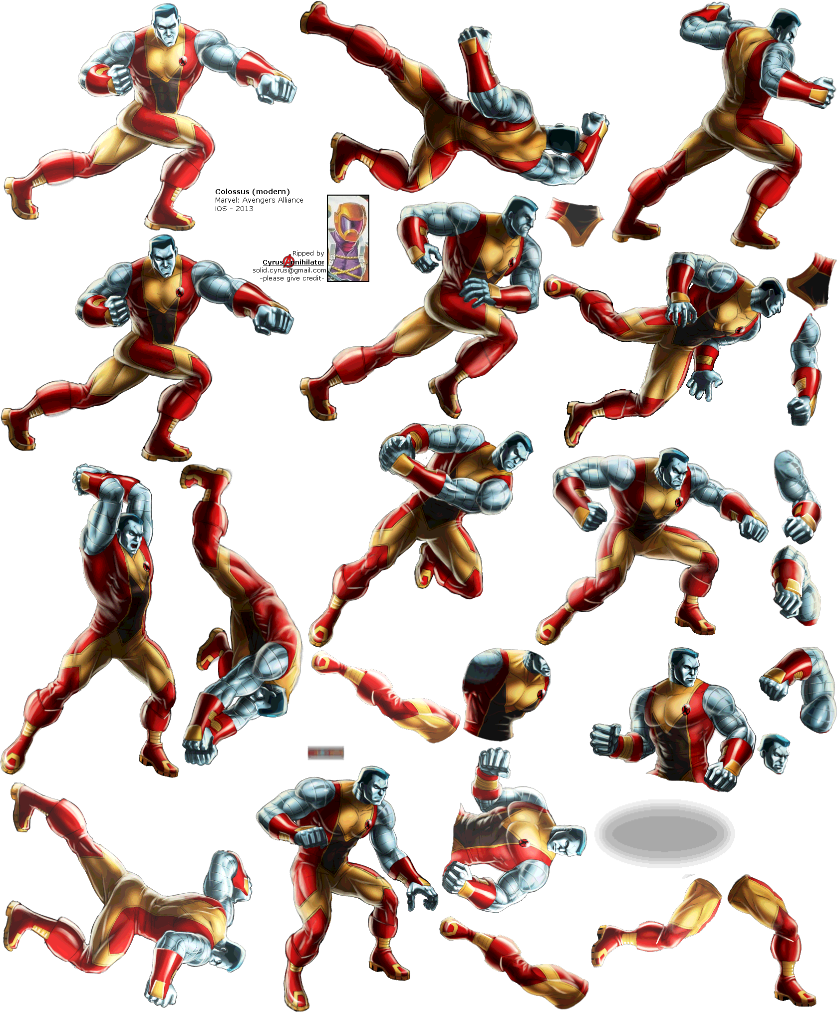 Download Colossus Clipart Colossus Png - Marvel Avengers Alliance ...