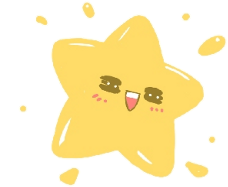 Download HD Kawaii Star Transparent Freetoedit Cute Sticker Transparent ...