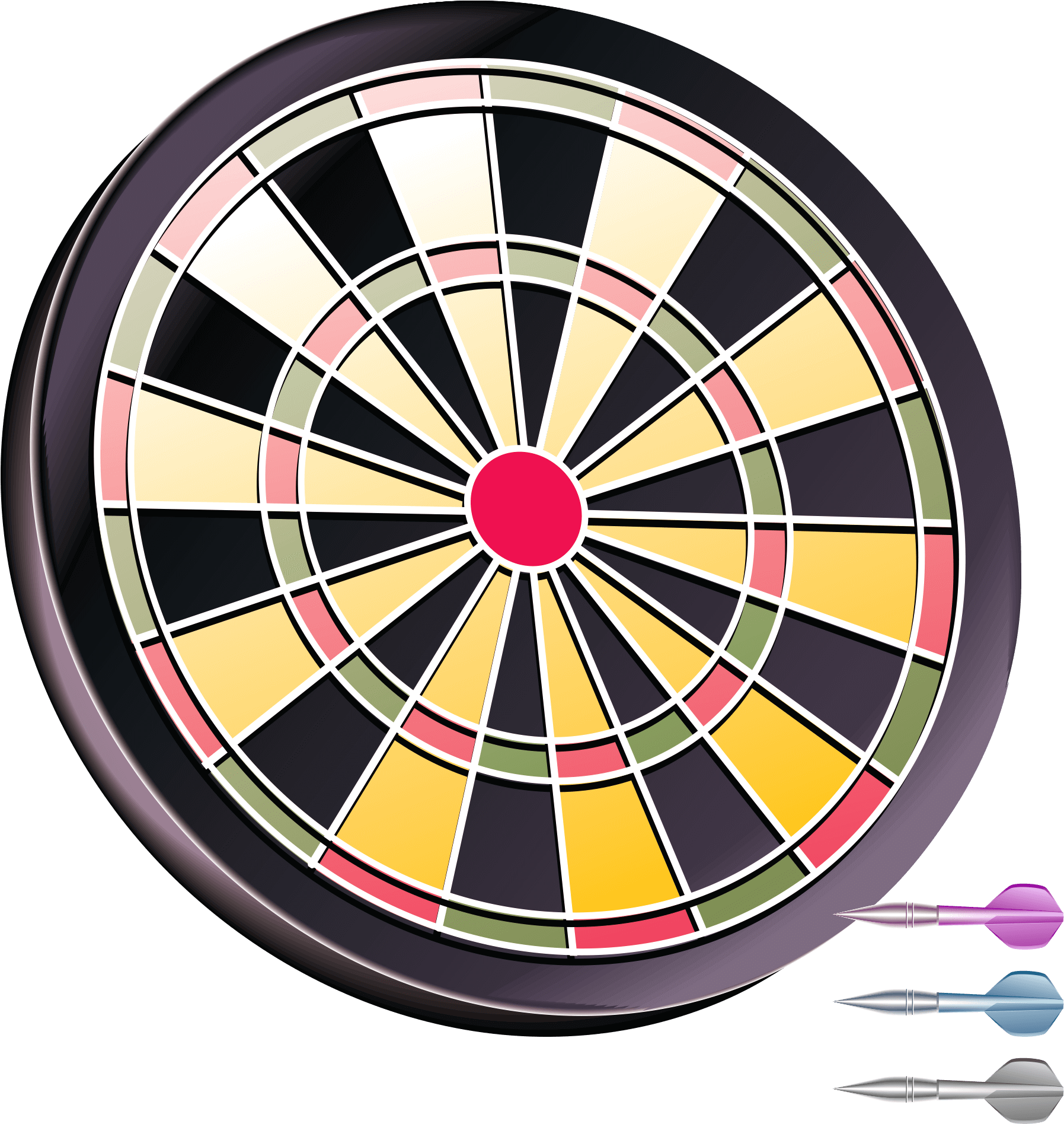 Download HD Dart Board Png Transparent PNG Image - NicePNG.com
