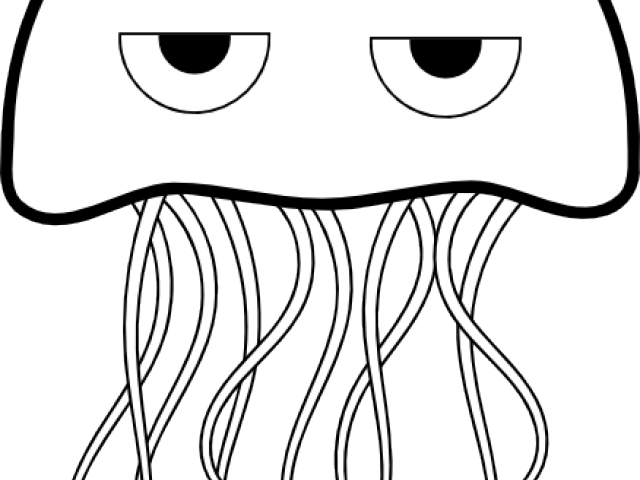 Download HD Cartoon Jellyfish Pictures - Sketsa Gambar Ubur Ubur ...