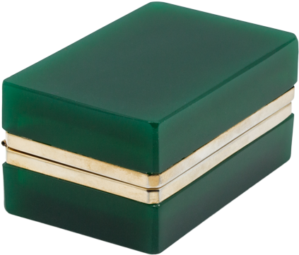 Download Green Murano Glass Hinged Box - Box - HD Transparent PNG ...
