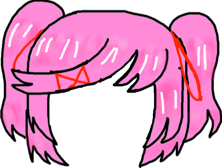 Download HD Hairstyles - Natsuki Hair Transparent PNG Image - NicePNG.com