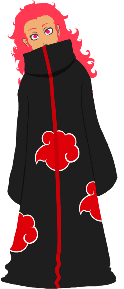 Cloak Drawing Akatsuki - Akatsuki Cloak Transparent PNG image free ...