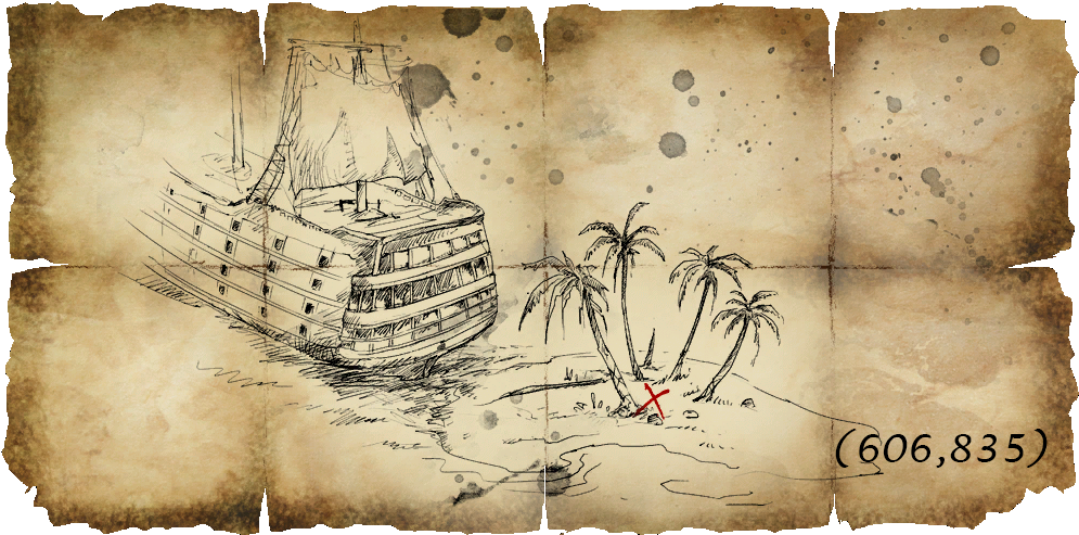 Download Pirate Map Template - Assassin's Creed Black Flag Treasure In ...