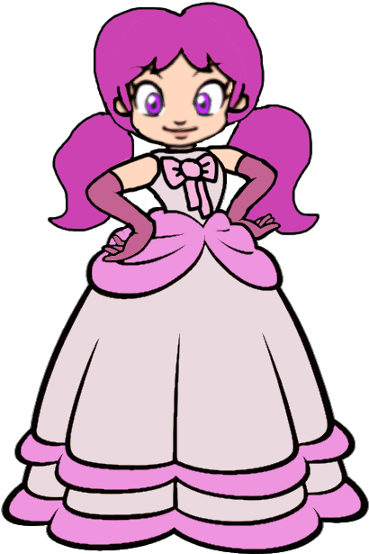 Download HD 2d Ribbon - Super Mario Princess Daisy 2d Transparent PNG ...