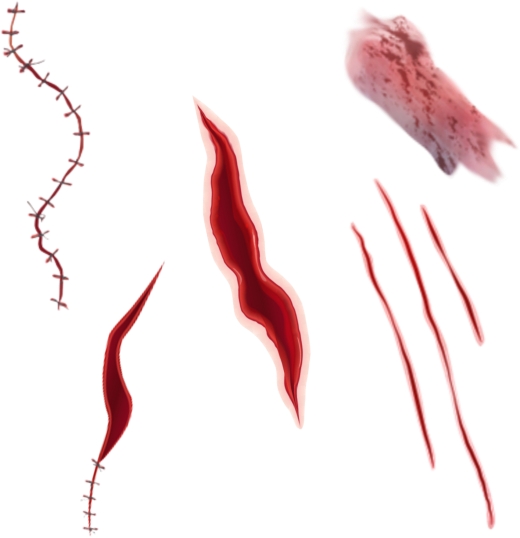 Download #freetoedit #blood #injury #scar #png - Illustration - HD ...
