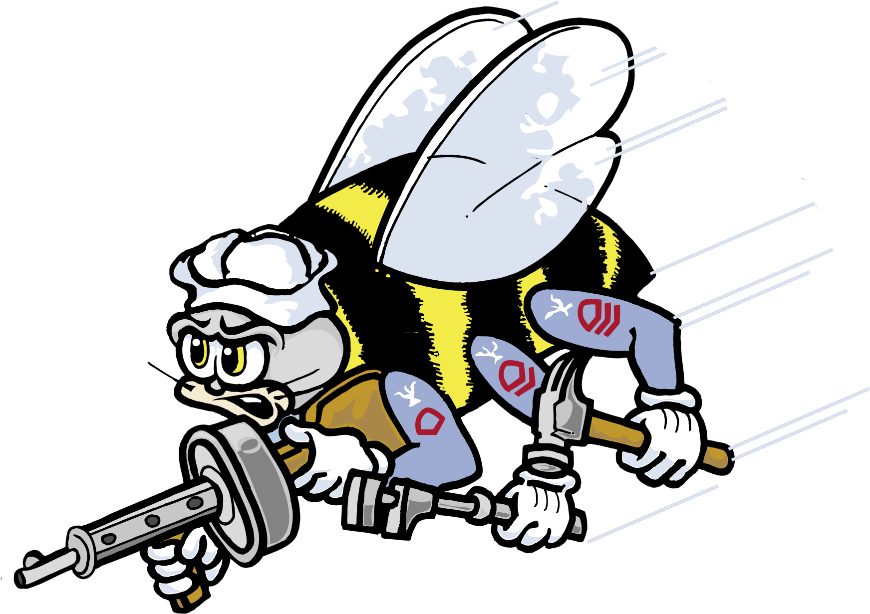 Download Bee Png Color - Navy Seabee - HD Transparent PNG - NicePNG.com