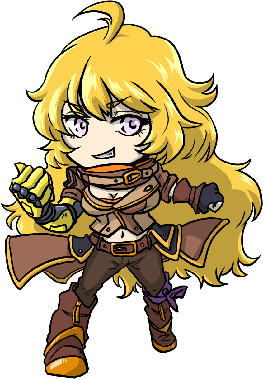 Download Yang Xiao Long Rwby - Cartoon - HD Transparent PNG - NicePNG.com