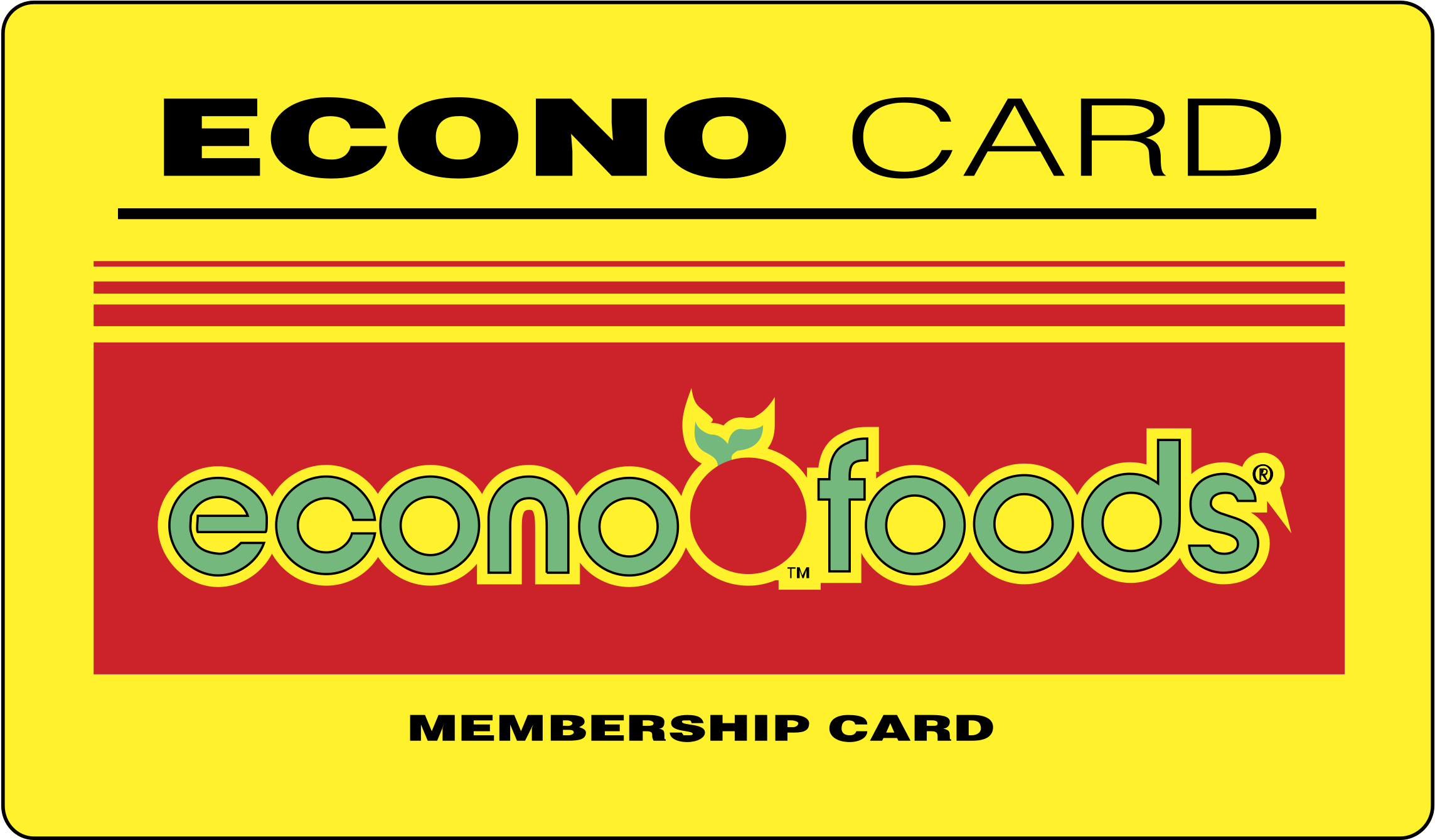 Download Econo Card Econo Foods Logo Png Transparent - Sign - HD ...
